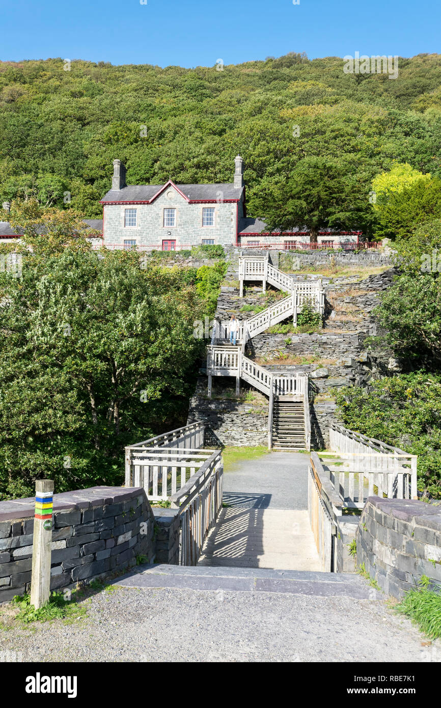 Quarry Hospital museum LlanLlyn Padarn country park Llanberis in North ...