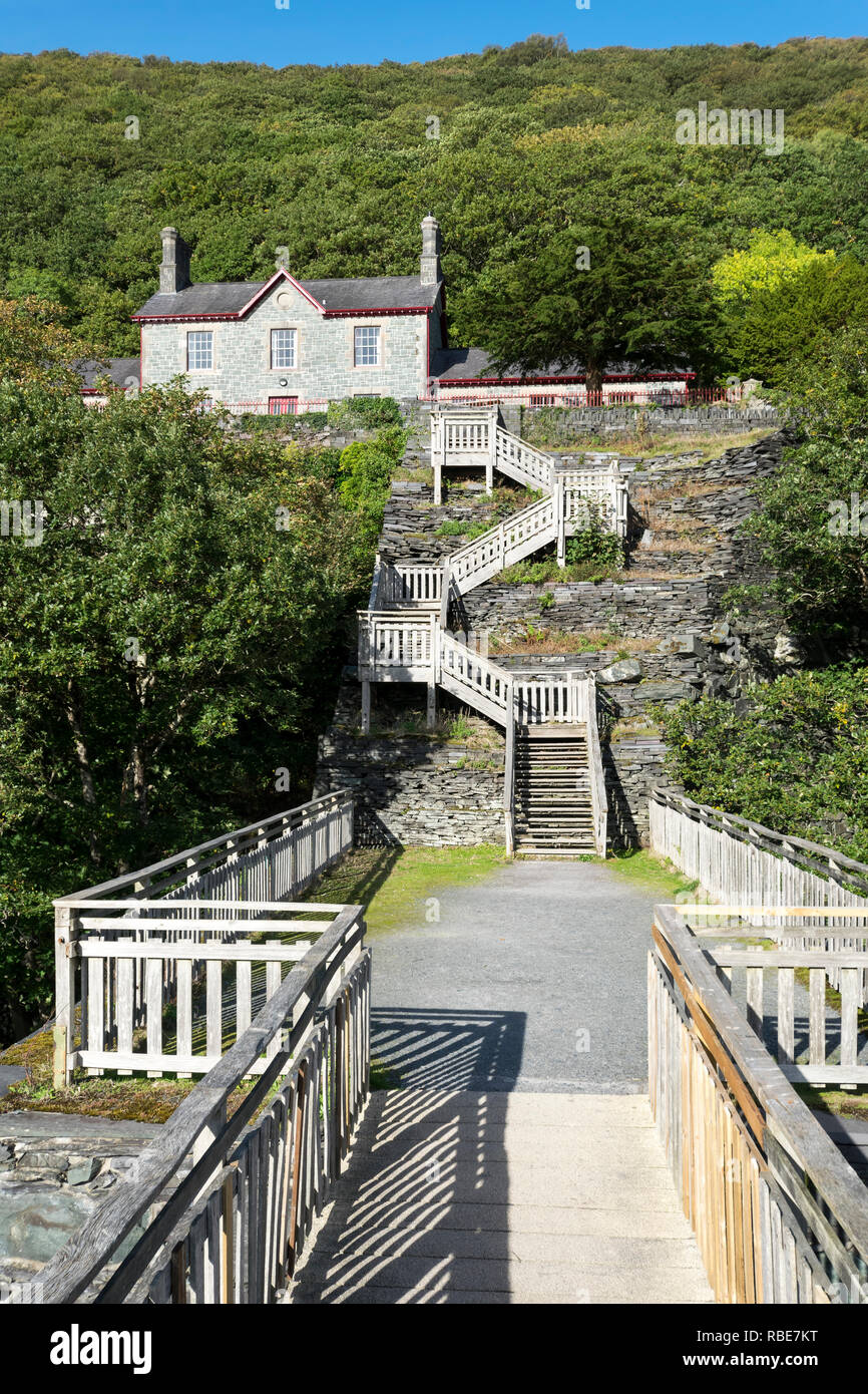 Quarry Hospital museum LlanLlyn Padarn country park Llanberis in North ...