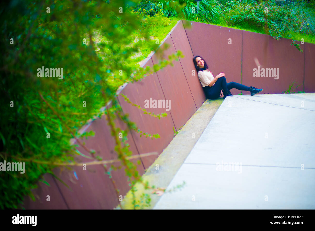 Latin female model poses for pictures in Barcelona, Spain. Barcelona's ...