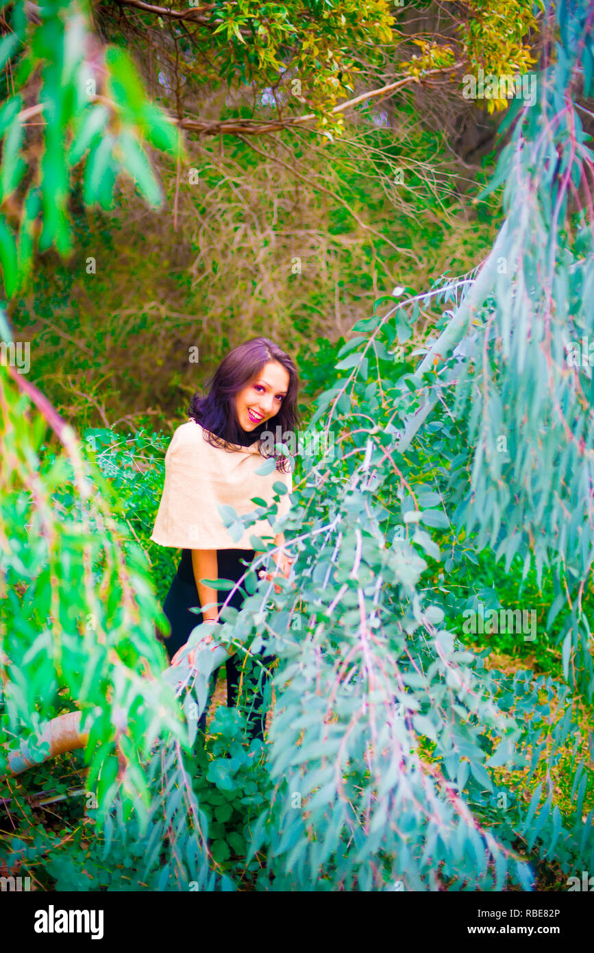 Latin female model poses for pictures in Barcelona, Spain. Barcelona's ...