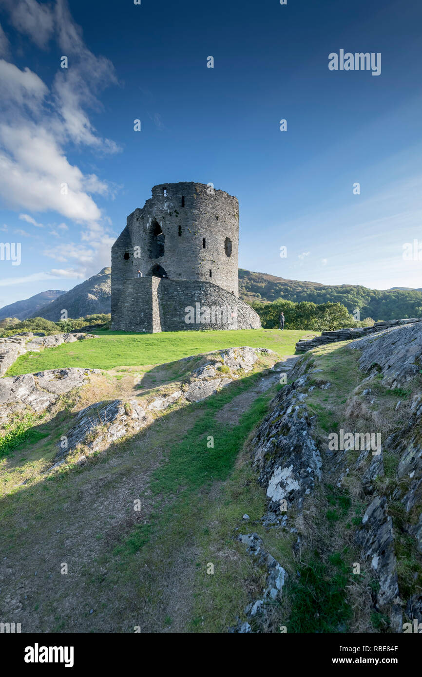 Dolbadarn Castle fortification built by the Welsh prince Llywelyn the ...