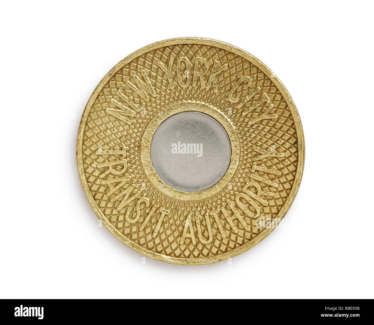 Old subway tokens hi-res stock photography and images - Alamy