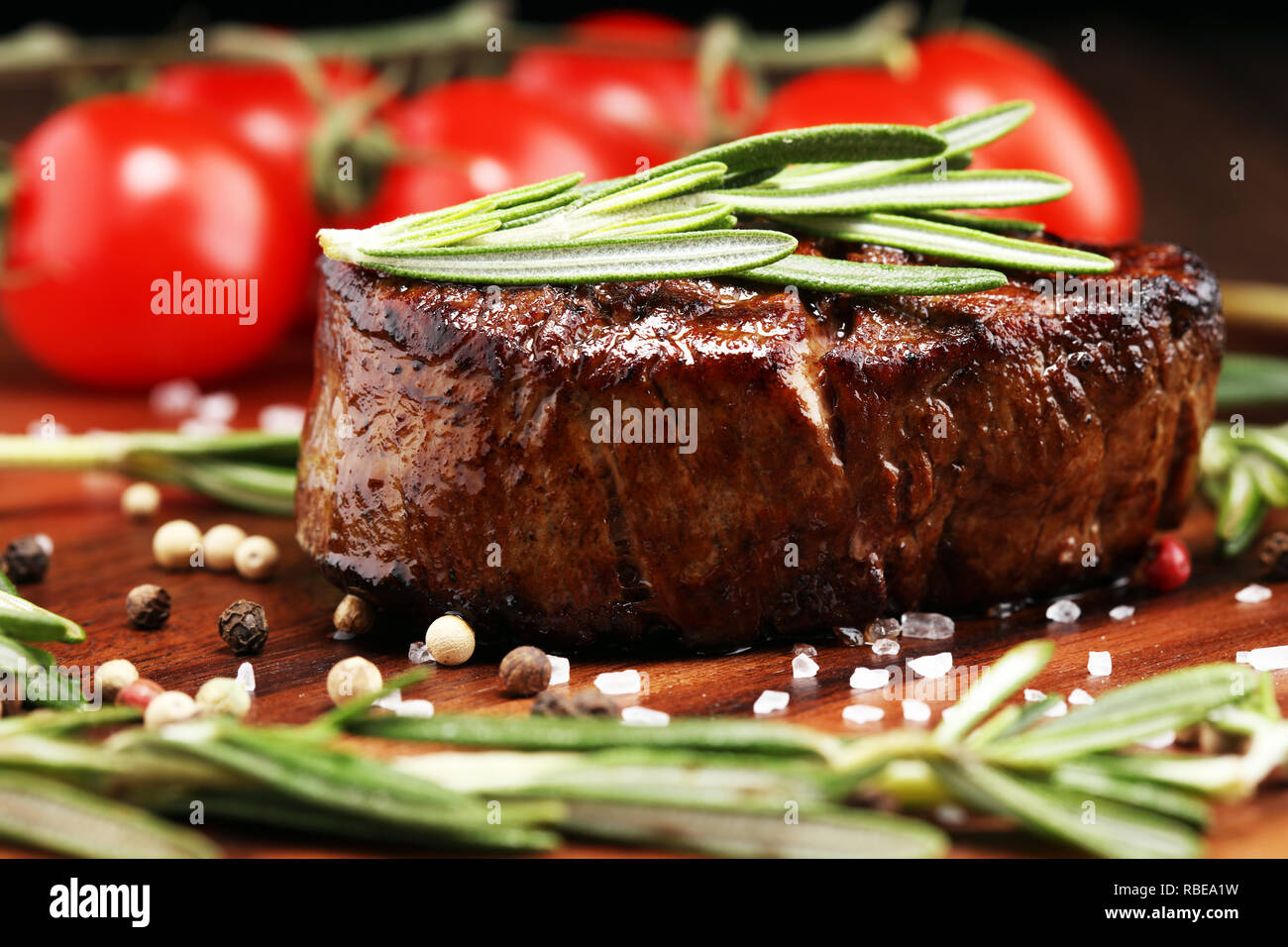 Barbecue Rib Eye Steak. Black Angus Prime meat steaks Machete ...