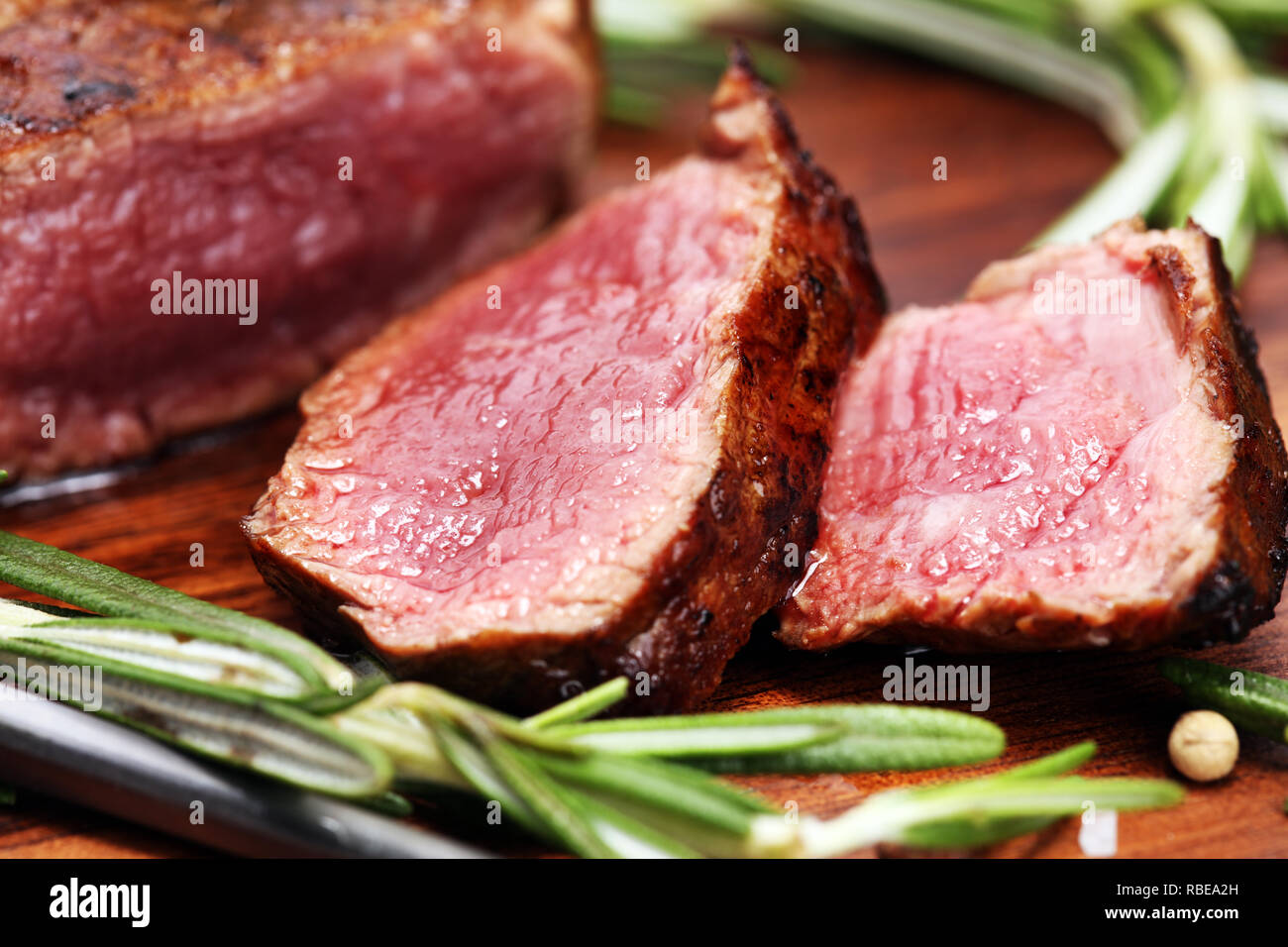 Barbecue Rib Eye Steak. Black Angus Prime meat steaks Machete ...