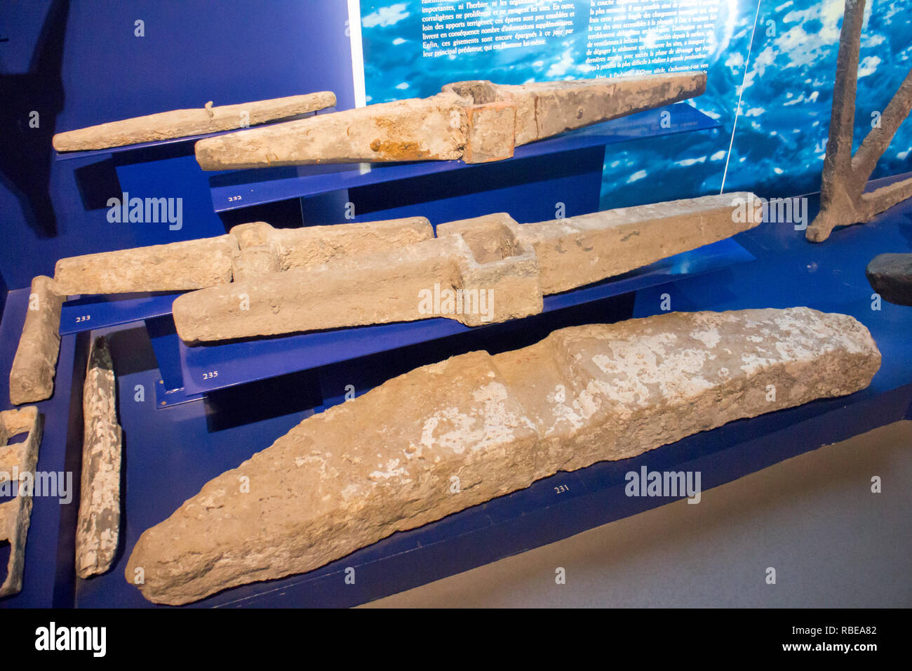 Musée des Docks Romains in Marseille anchor stock : Anchor stocks Stock ...
