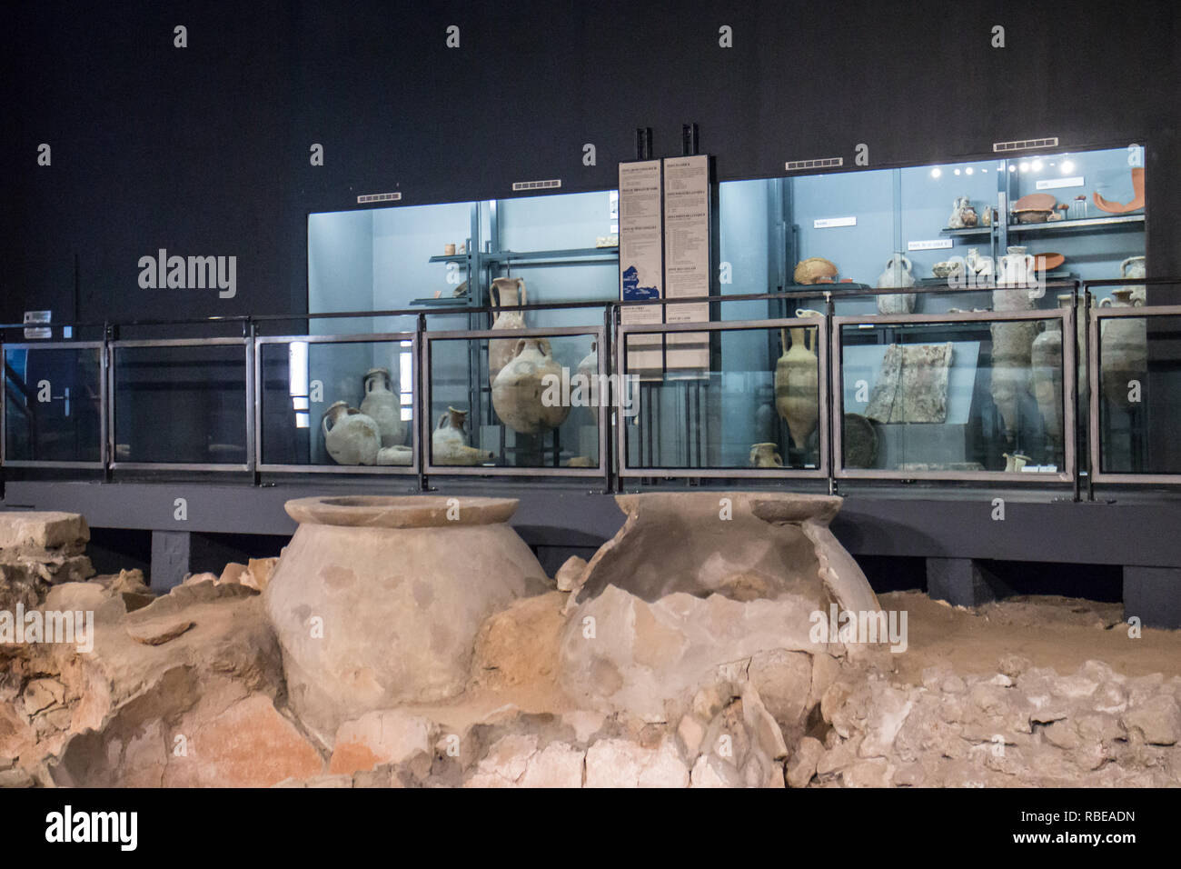 Musée des Docks Romains in Marseille : Dolia Stock Photo - Alamy