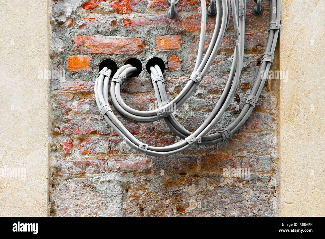 External telephone junction hi-res stock photography and images - Alamy