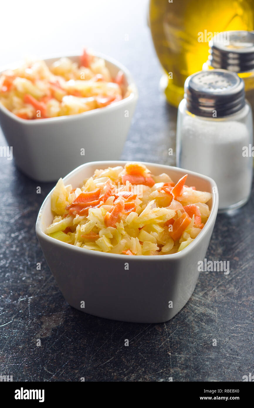 Crunchy coleslaw salad hi-res stock photography and images - Alamy
