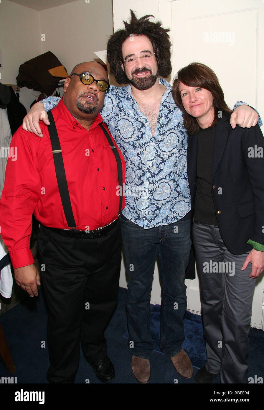 NEW YORK - MARCH 15: ***EXCLUSIVE*** Cast members Stew (L) and Heidi ...