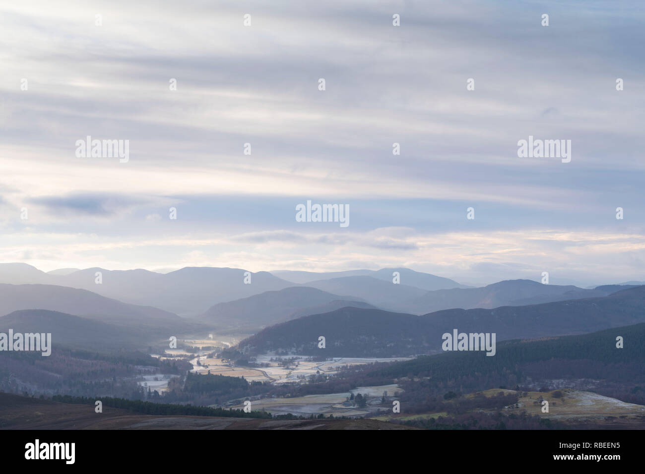 A View Over Royal Deeside (with Balmoral Castle in the Lower Left ...