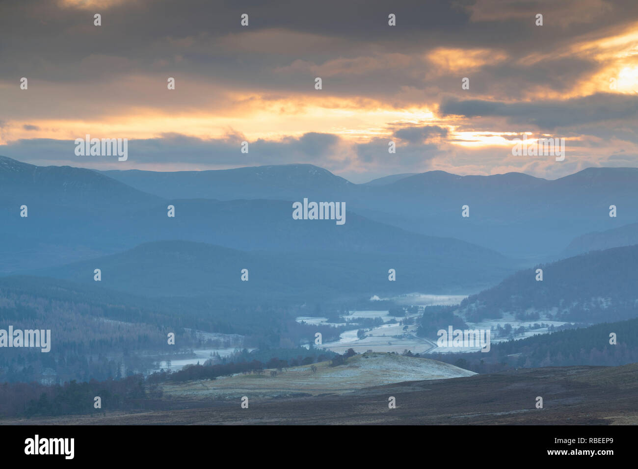 A View Over Royal Deeside (with Balmoral Castle in the Lower Left ...