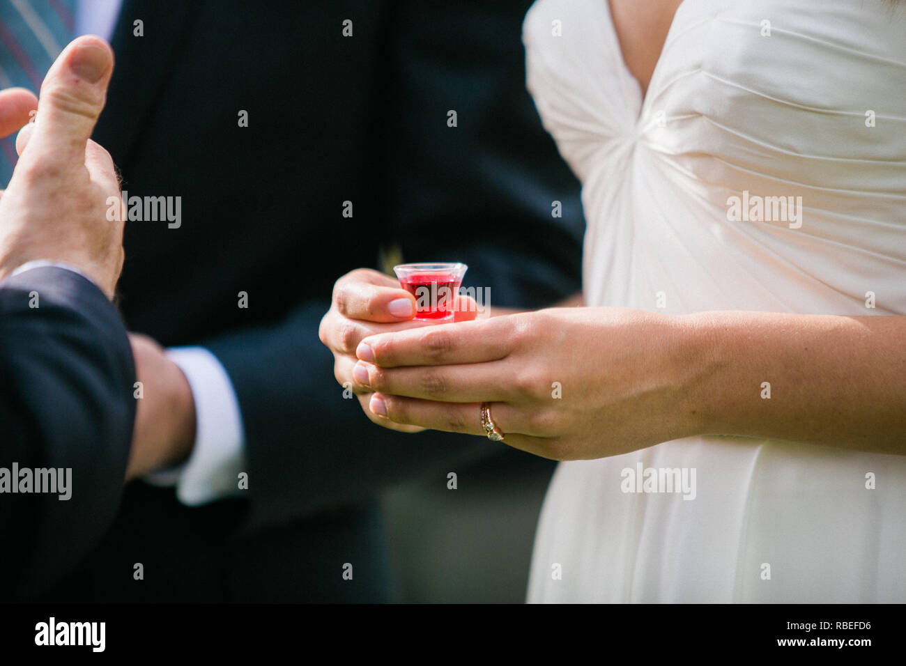 Taking communion hi-res stock photography and images - Alamy
