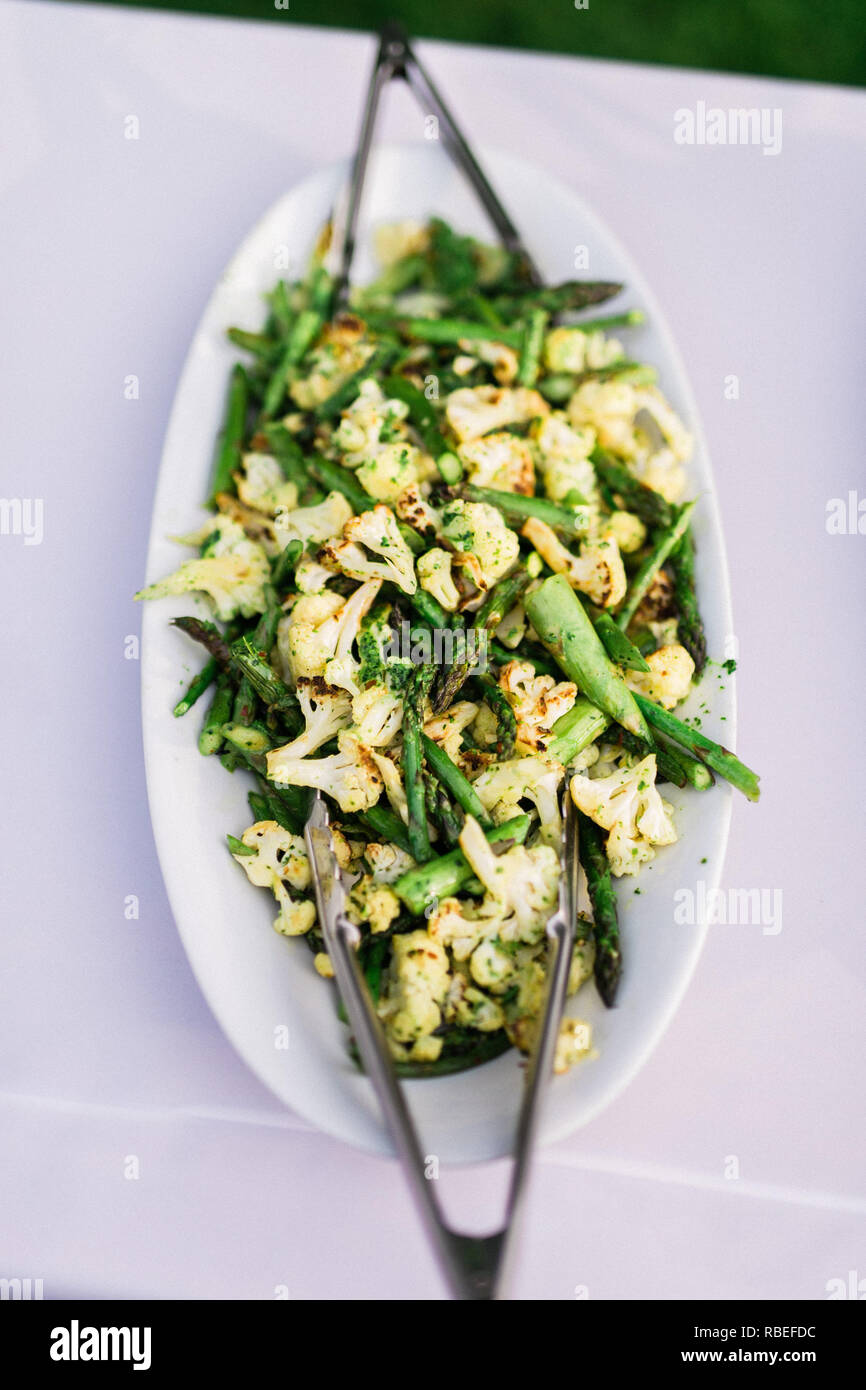 top down shot of vegetables for a dinner Stock Photo - Alamy