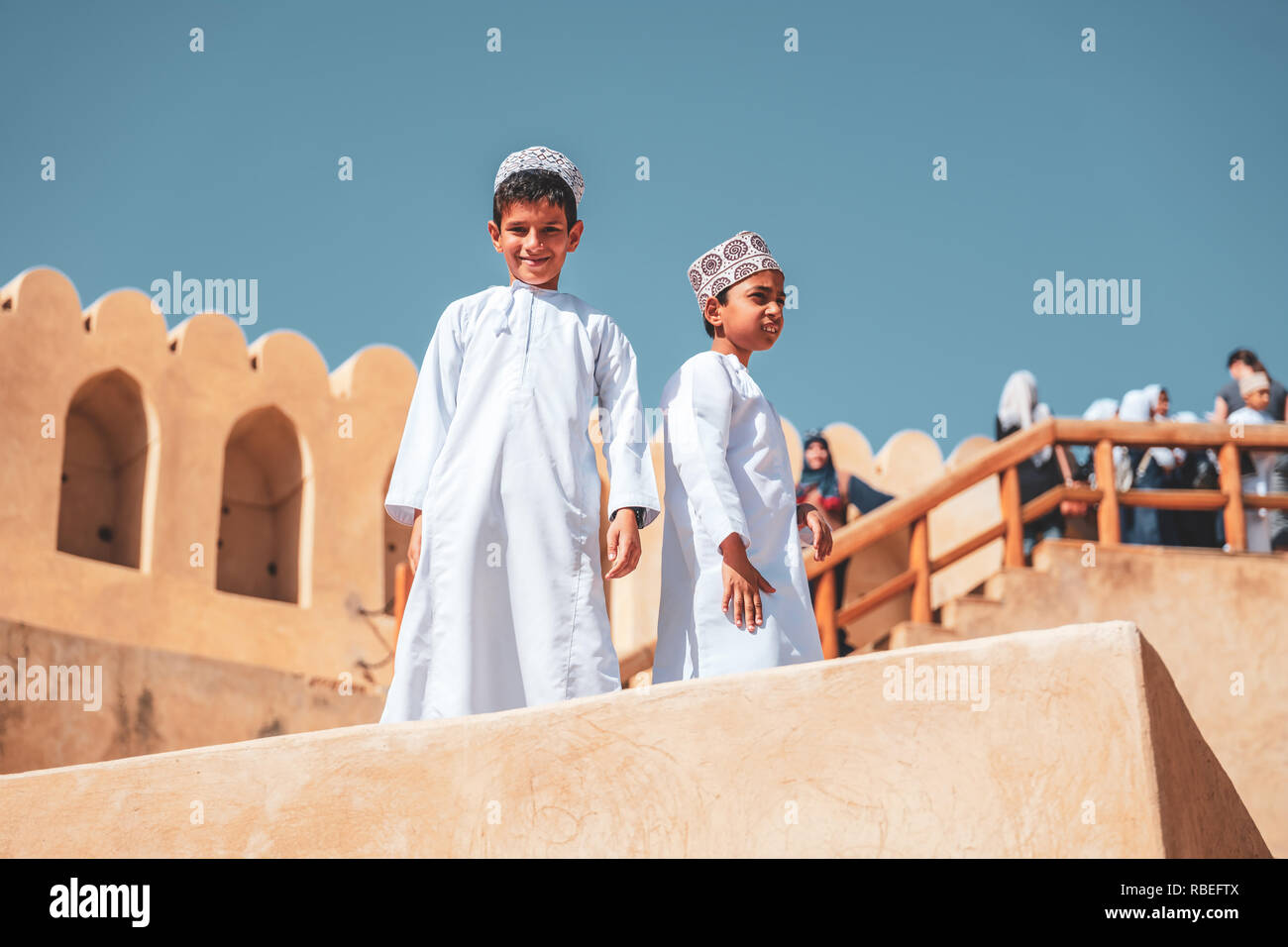 Candid portrait of a cute omani kid in Nizwa Stock Photo - Alamy