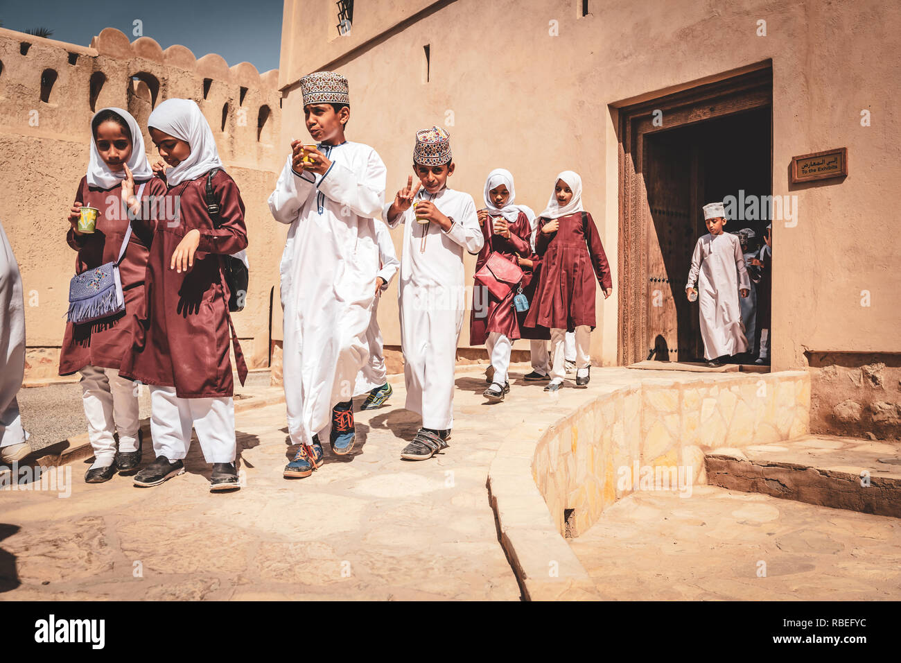 Candid portrait of a cute omani kid in Nizwa Stock Photo - Alamy