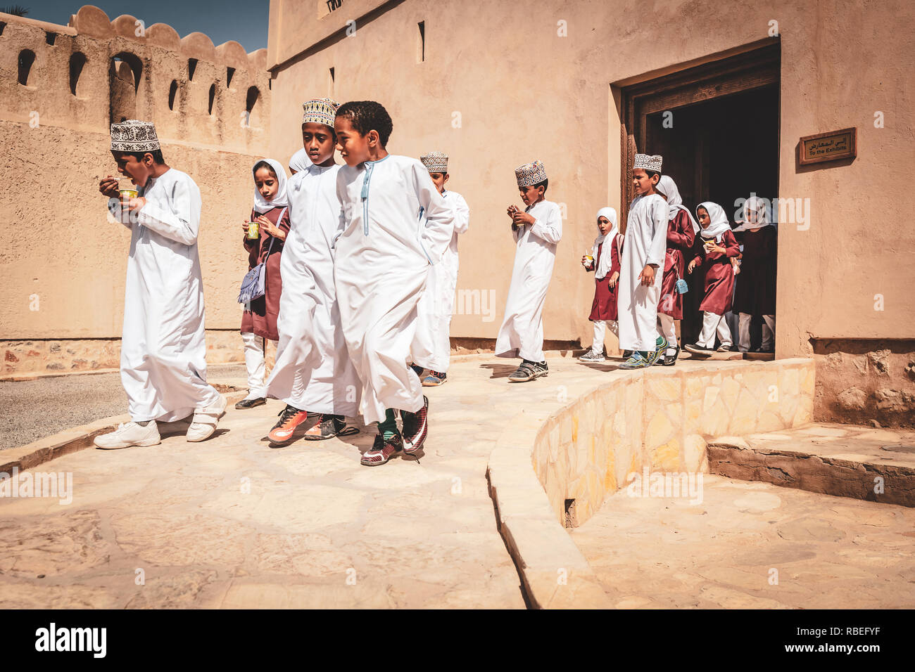Candid portrait of a cute omani kid in Nizwa Stock Photo - Alamy