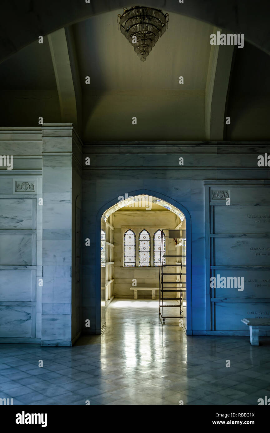 Wall crypt in a cemetery, Miami, Florida Stock Photo - Alamy