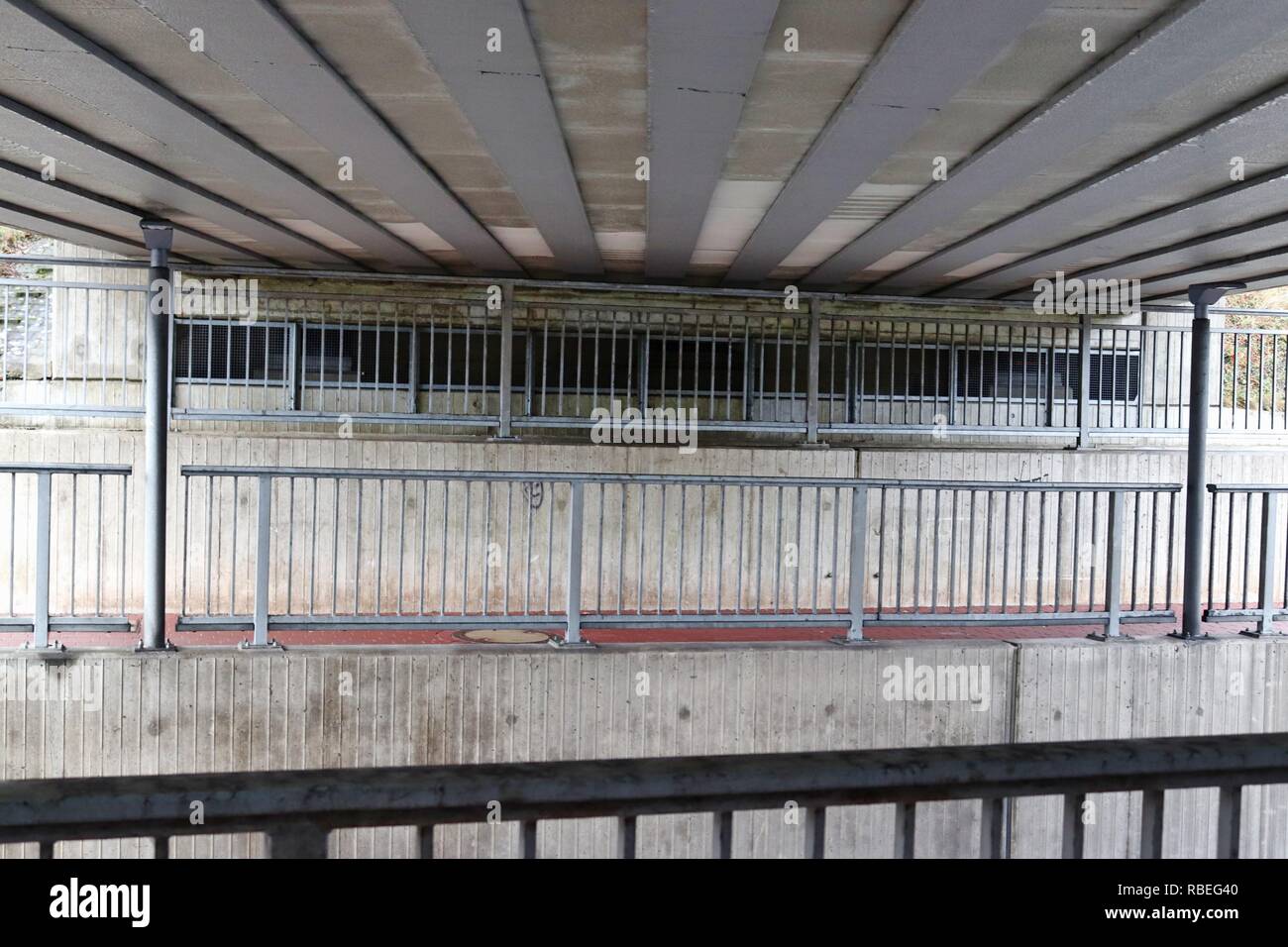 Different views on empty german streets Stock Photo - Alamy