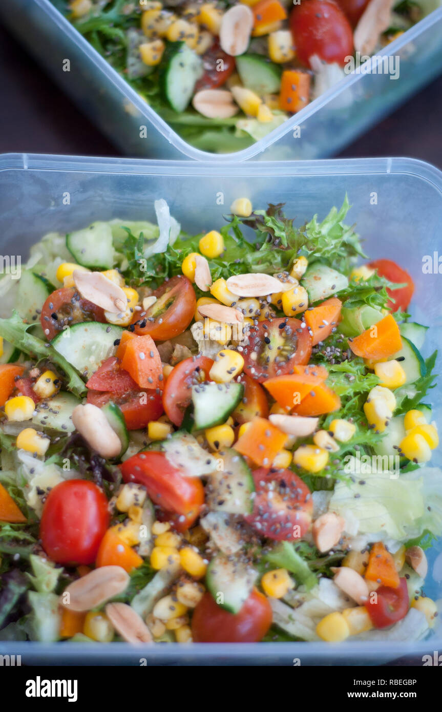 Close up colourful salad Stock Photo - Alamy