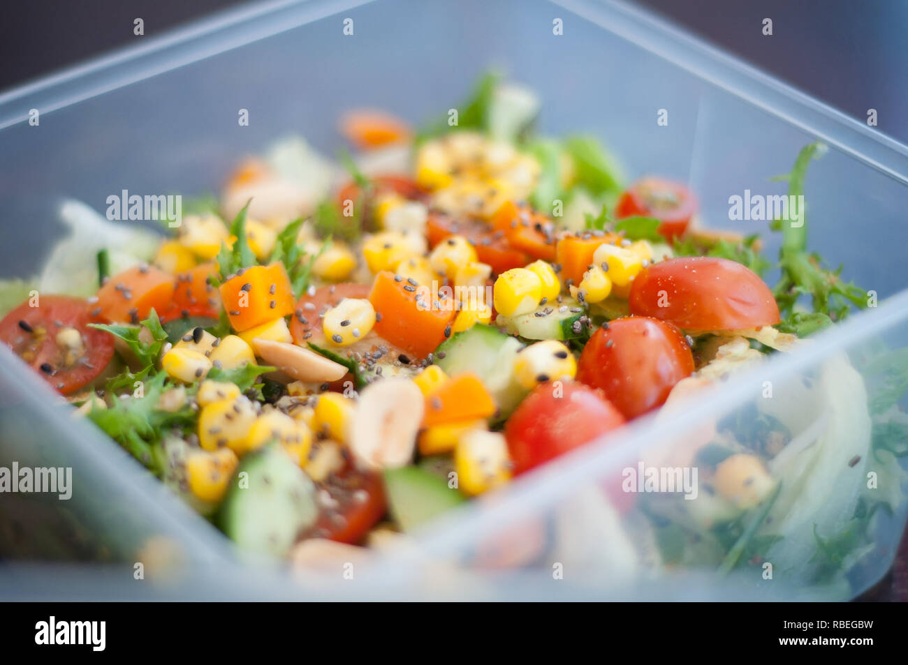 Close up colourful salad Stock Photo - Alamy