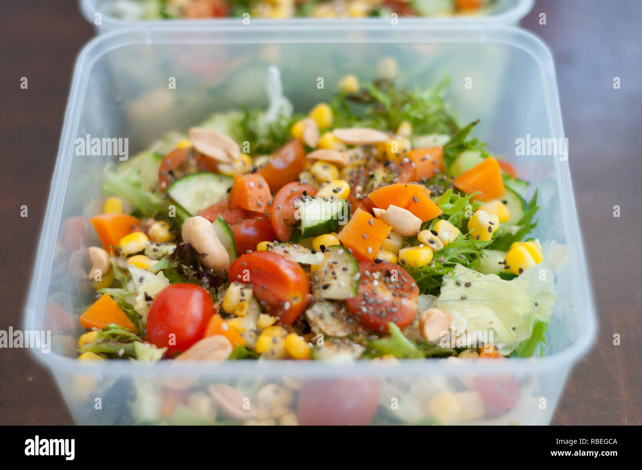 Close up colourful salad Stock Photo - Alamy