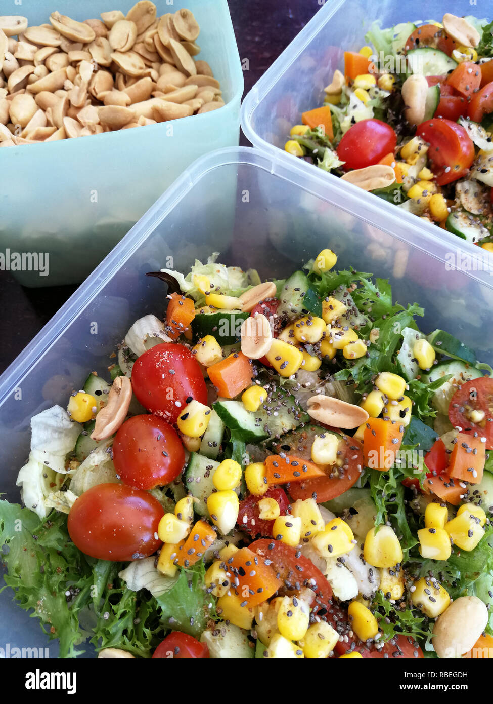 Colourful salad hi-res stock photography and images - Alamy