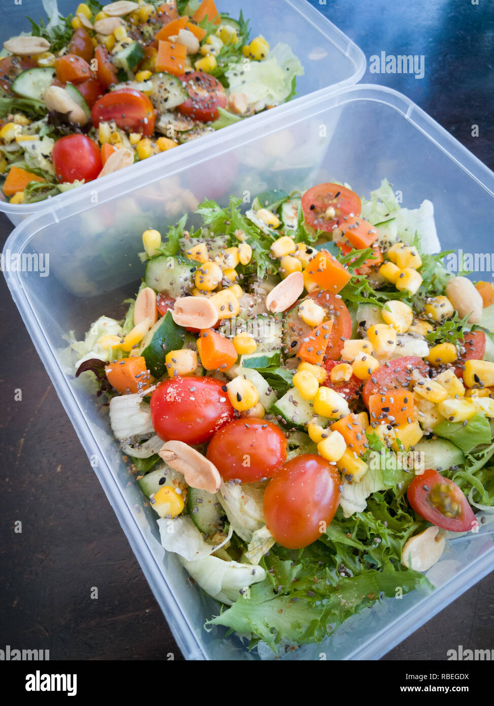 Close up colourful salad Stock Photo - Alamy