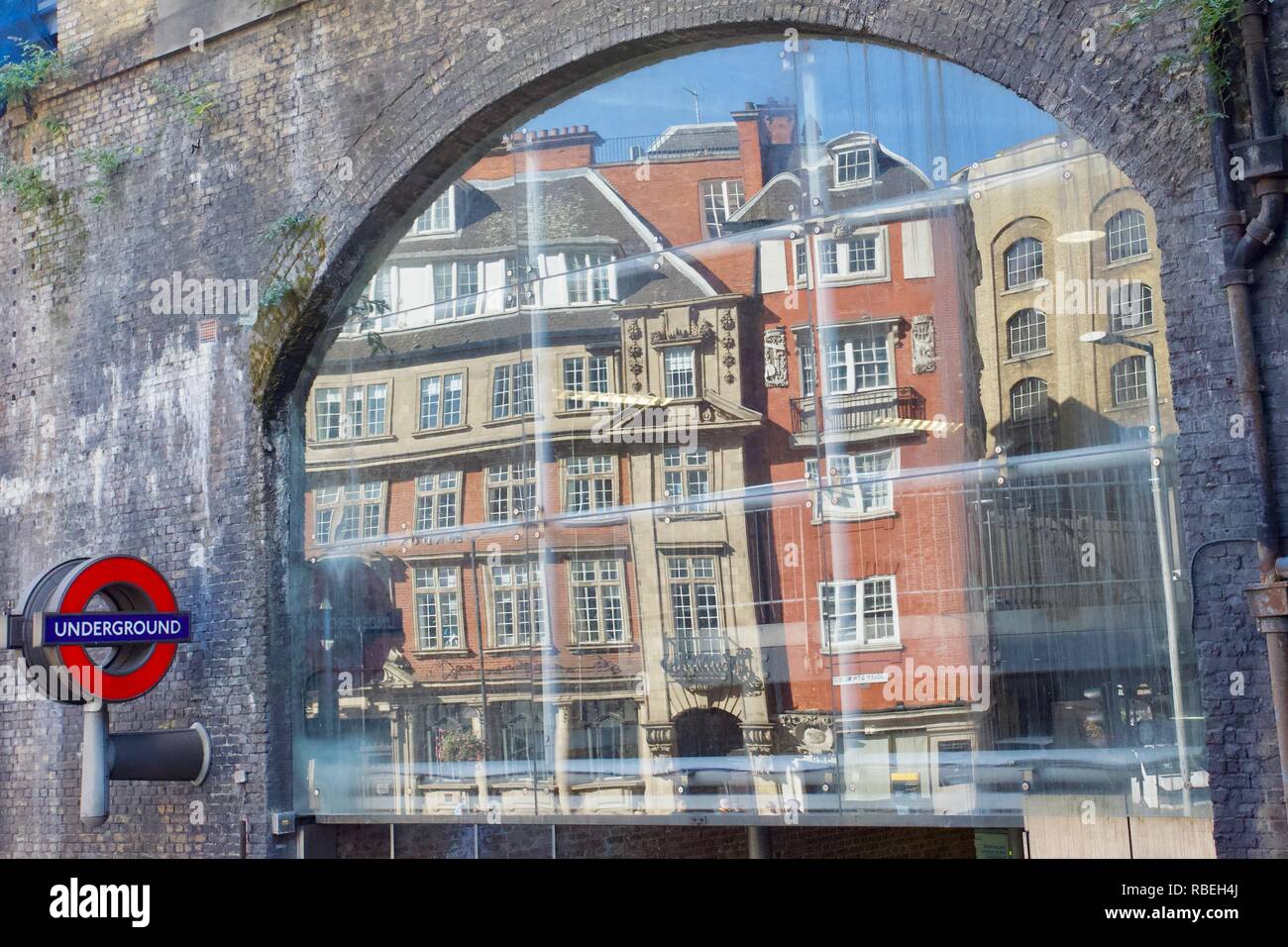 Reflection, London, England Stock Photo - Alamy