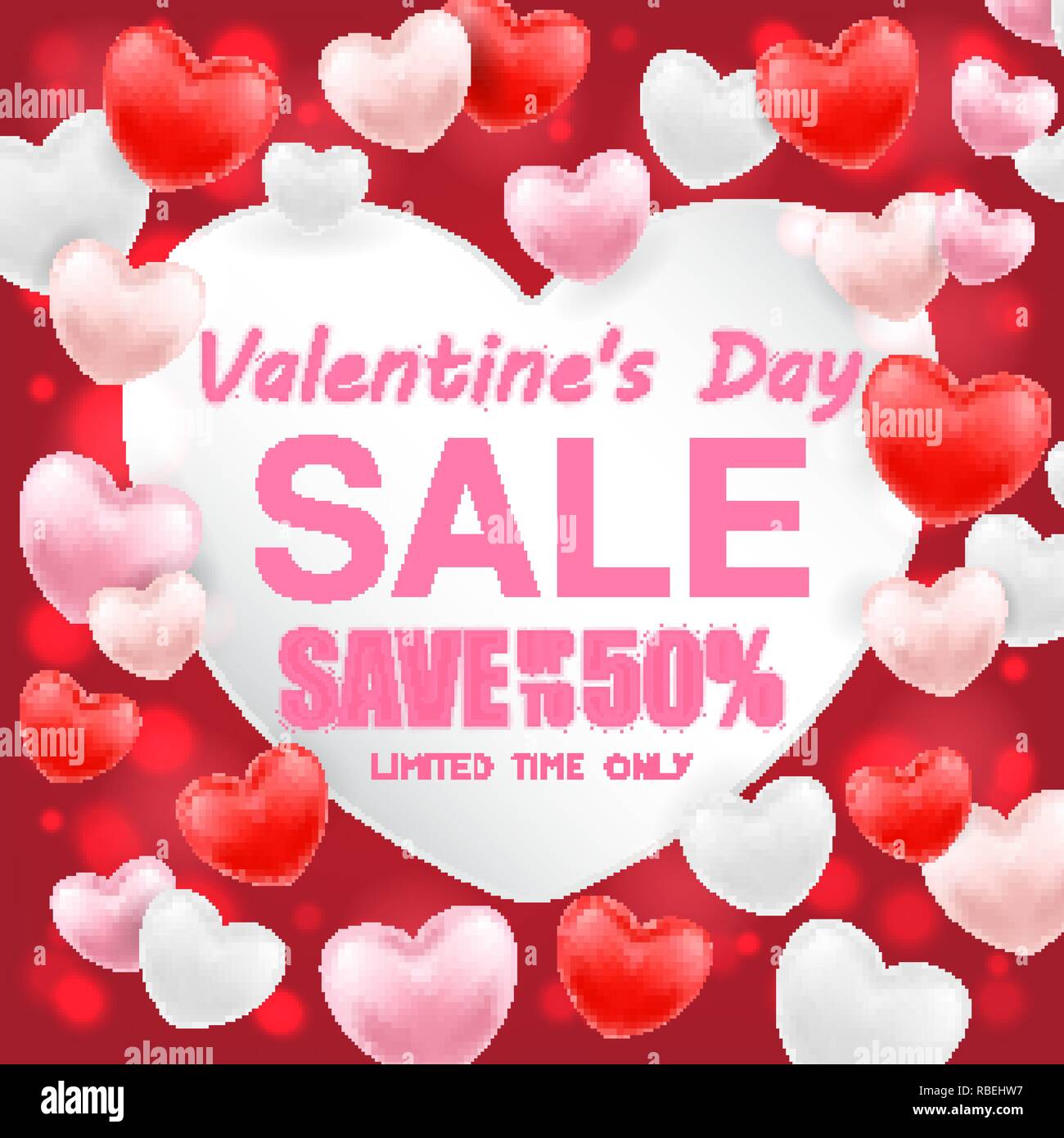 Valentines advert Stock Vector Images - Alamy