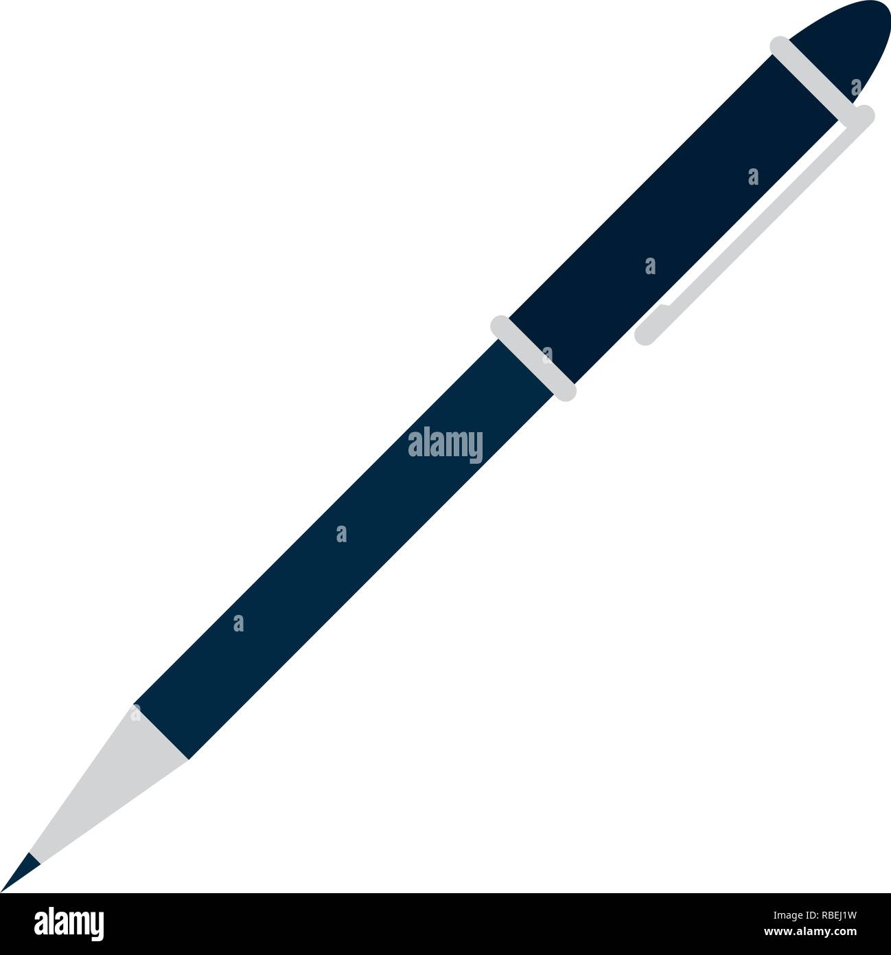 pen writer isolated icon Stock Vector Image & Art - Alamy