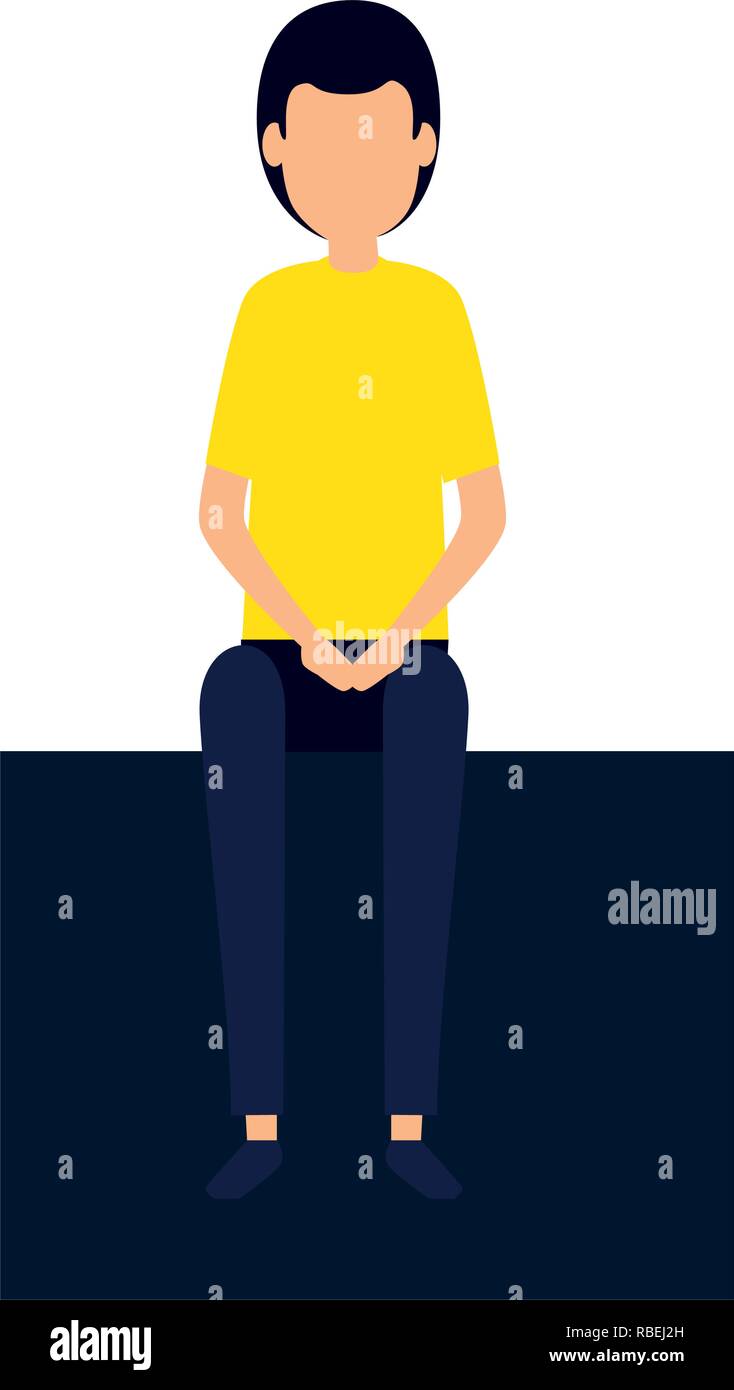 Sitting block Stock Vector Images - Alamy
