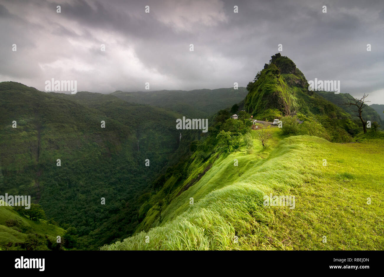 Varandha Ghats a mountain passage on the crest of the Western Ghats ...