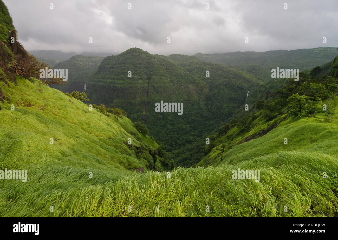 Varandha Ghats a mountain passage on the crest of the Western Ghats ...