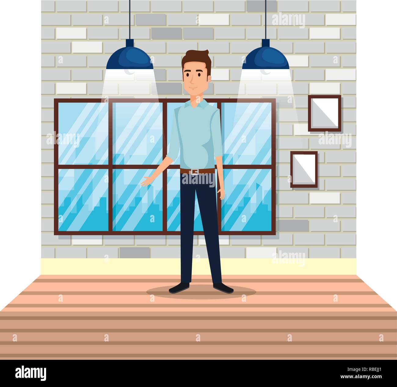 Smart home manager Stock Vector Images - Alamy