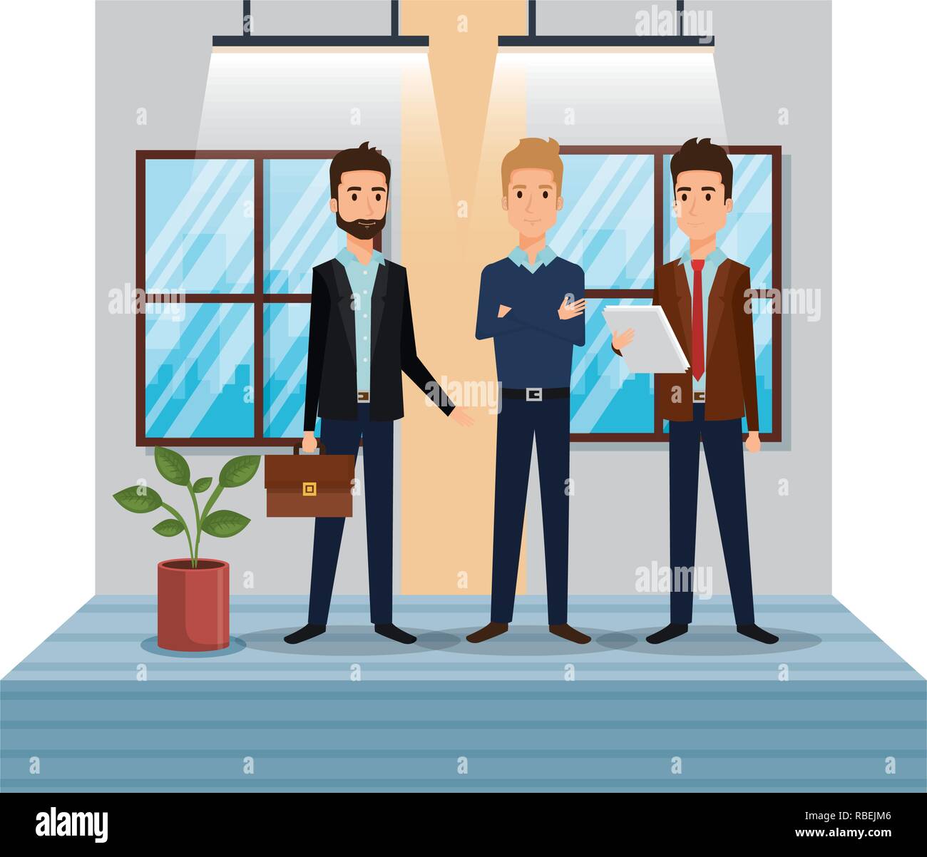 Corporate corridor Stock Vector Images - Alamy