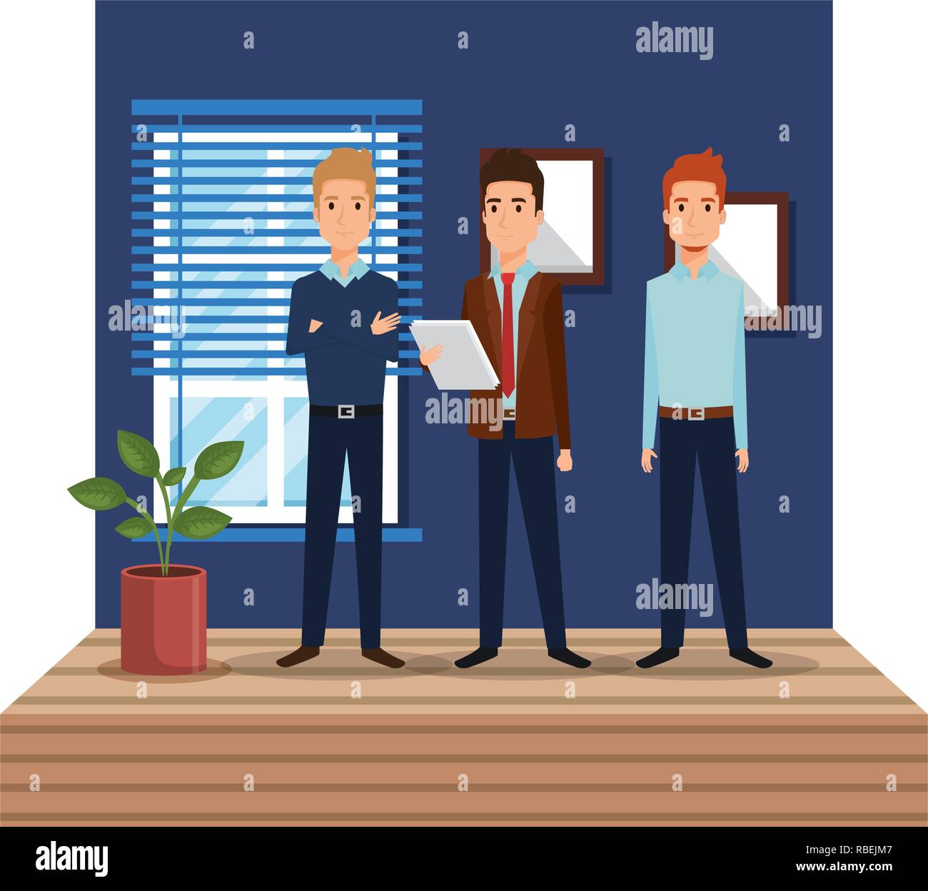Corporate corridor Stock Vector Images - Alamy