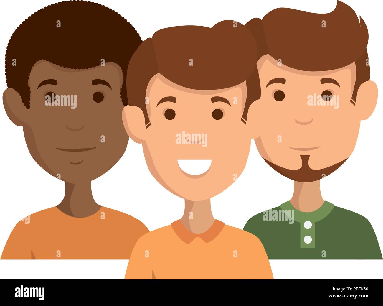 group of men avatars characters Stock Vector Image & Art - Alamy