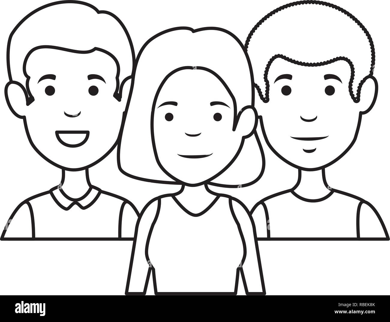 group of people characters Stock Vector Image & Art - Alamy