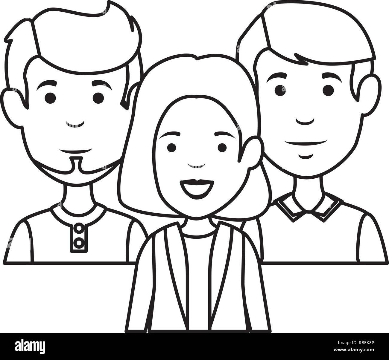 group of people characters Stock Vector Image & Art - Alamy