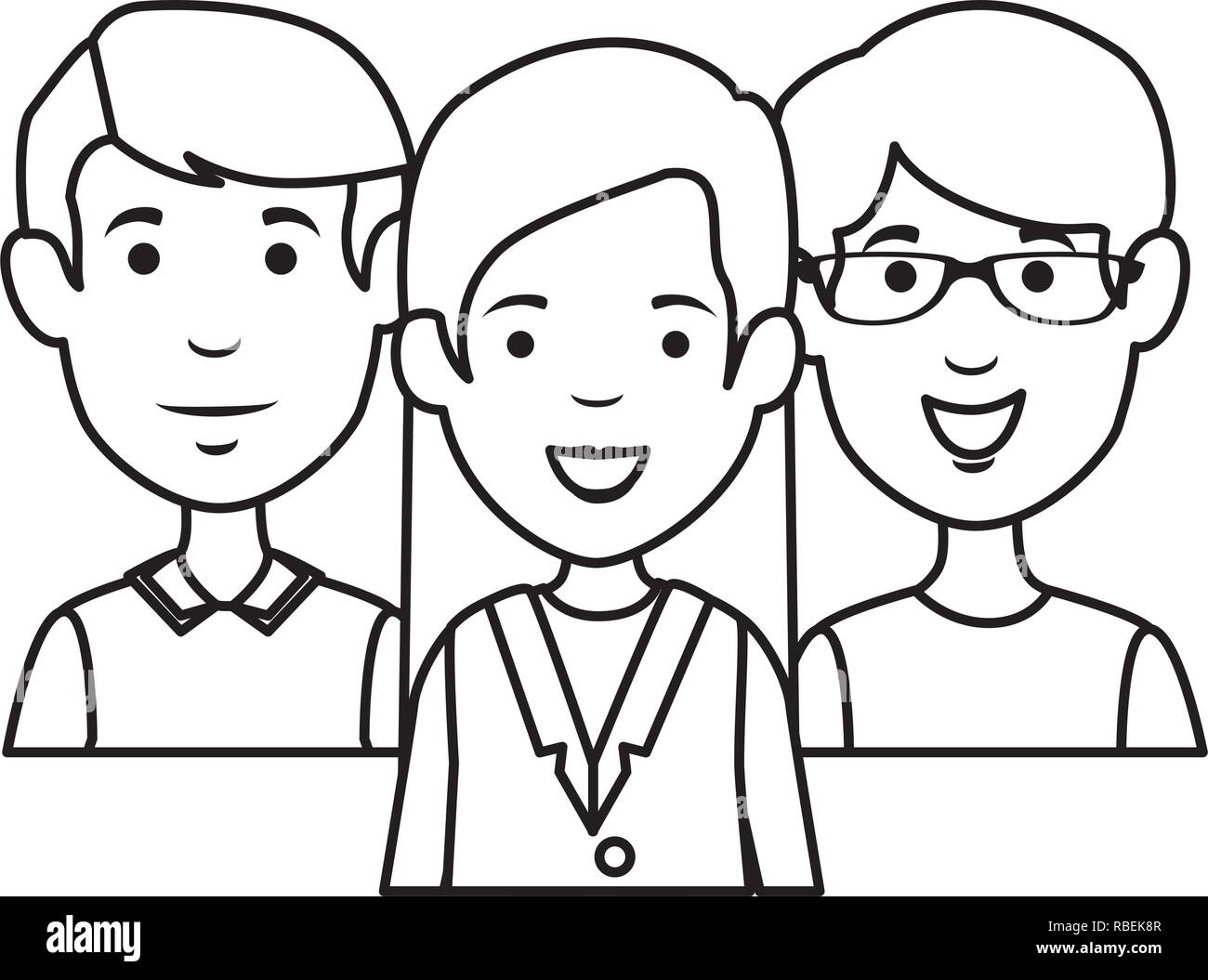 group of people characters Stock Vector Image & Art - Alamy