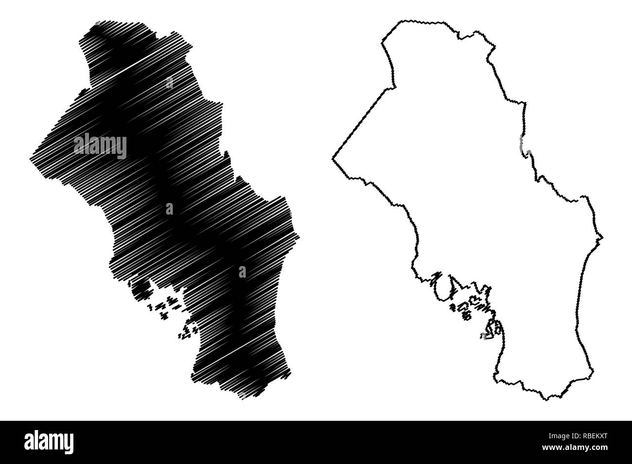 Oslo (Administrative divisions of Norway, Kingdom of Norway) map vector ...