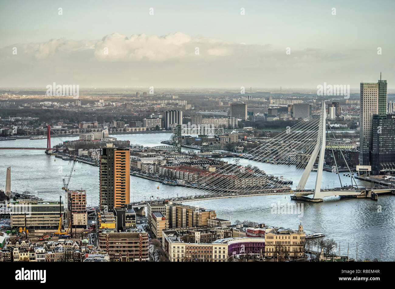 Aerial view of rotterdam hi-res stock photography and images - Alamy