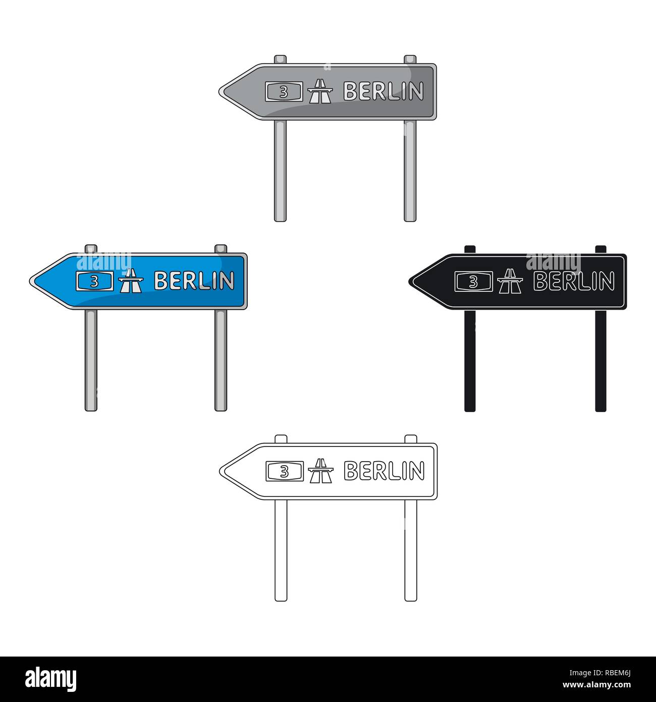 berlin,cartoon,direction,drawing,icon,illustration,inscription,isolated ...