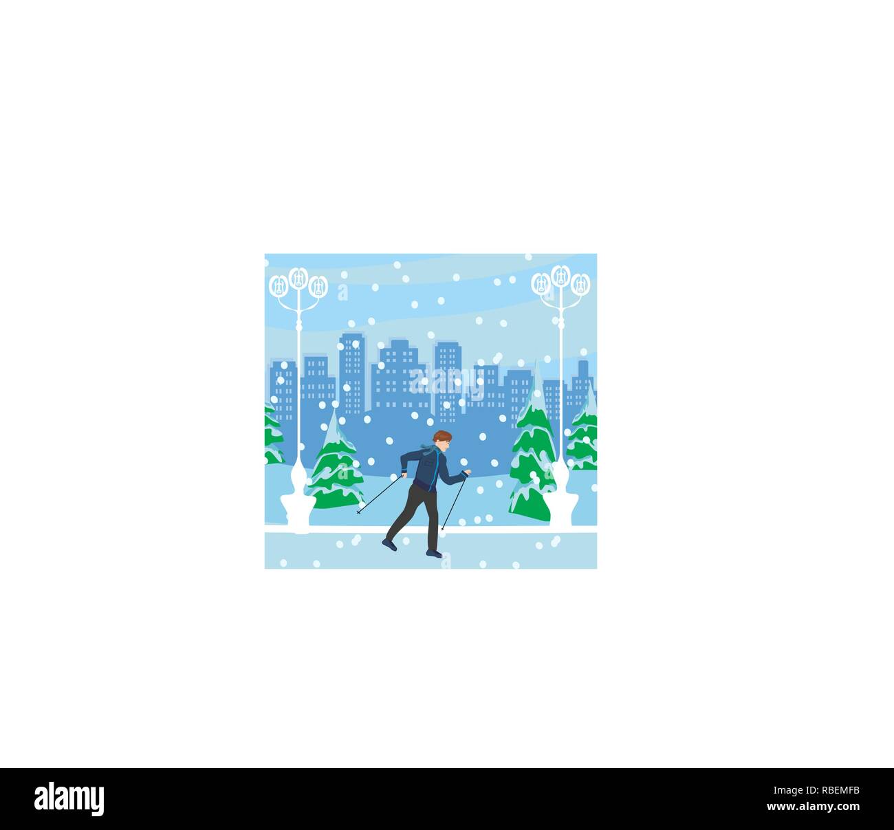 Walking to the moon Stock Vector Images - Alamy