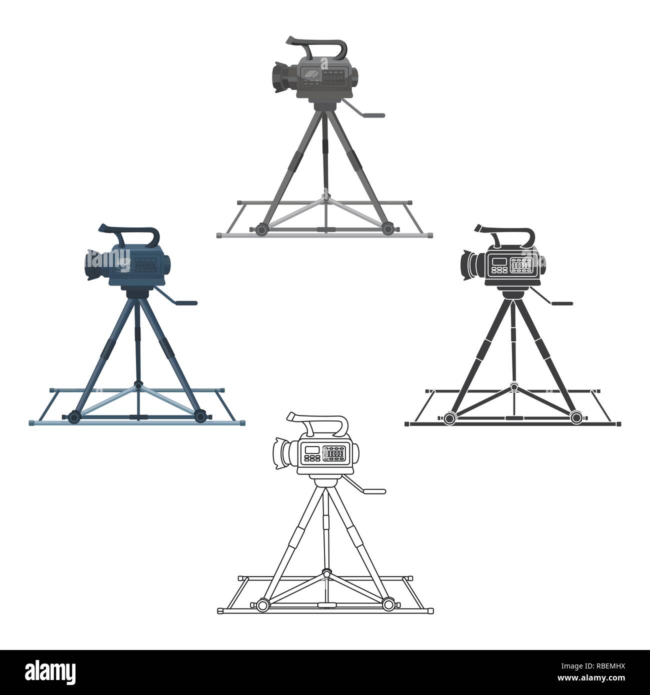 Camera rail Stock Vector Images - Alamy