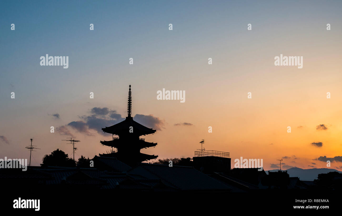 Kyoto sunset hi-res stock photography and images - Alamy