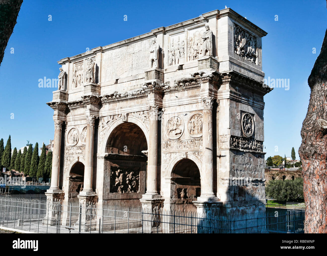 Triumphal Arch Of Trajan High Resolution Stock Photography and Images ...