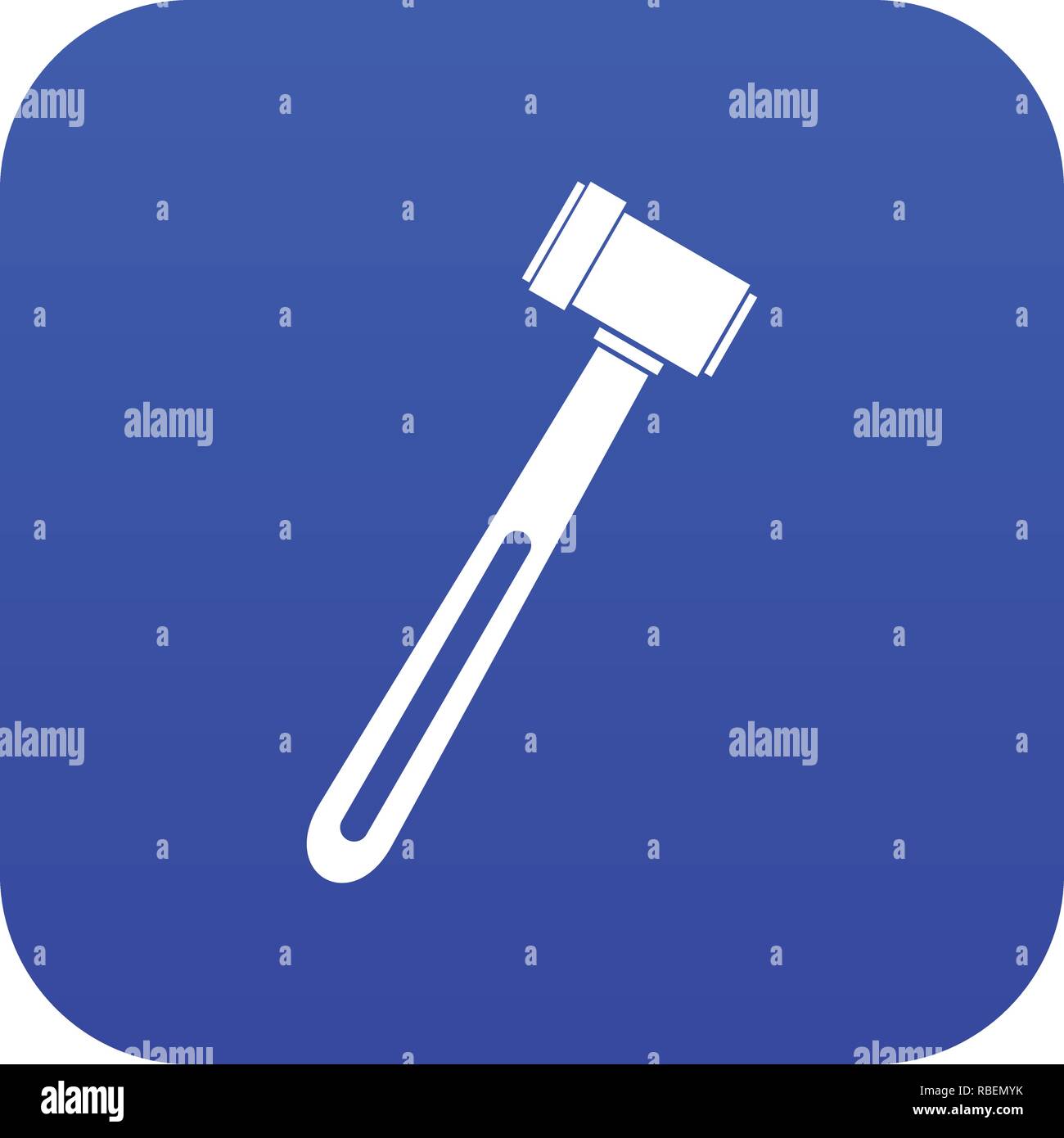 Medical hammer icon digital blue Stock Vector Image & Art - Alamy