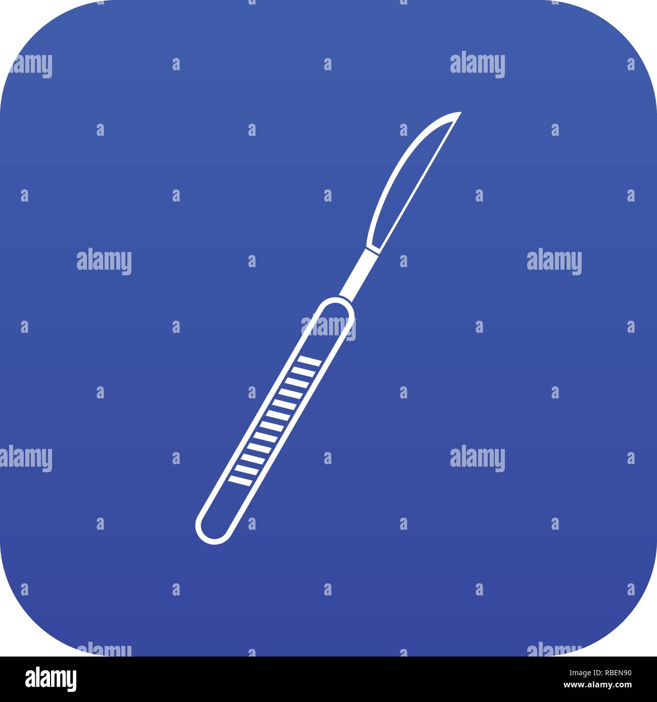 Scalpel icon digital blue Stock Vector Image & Art - Alamy