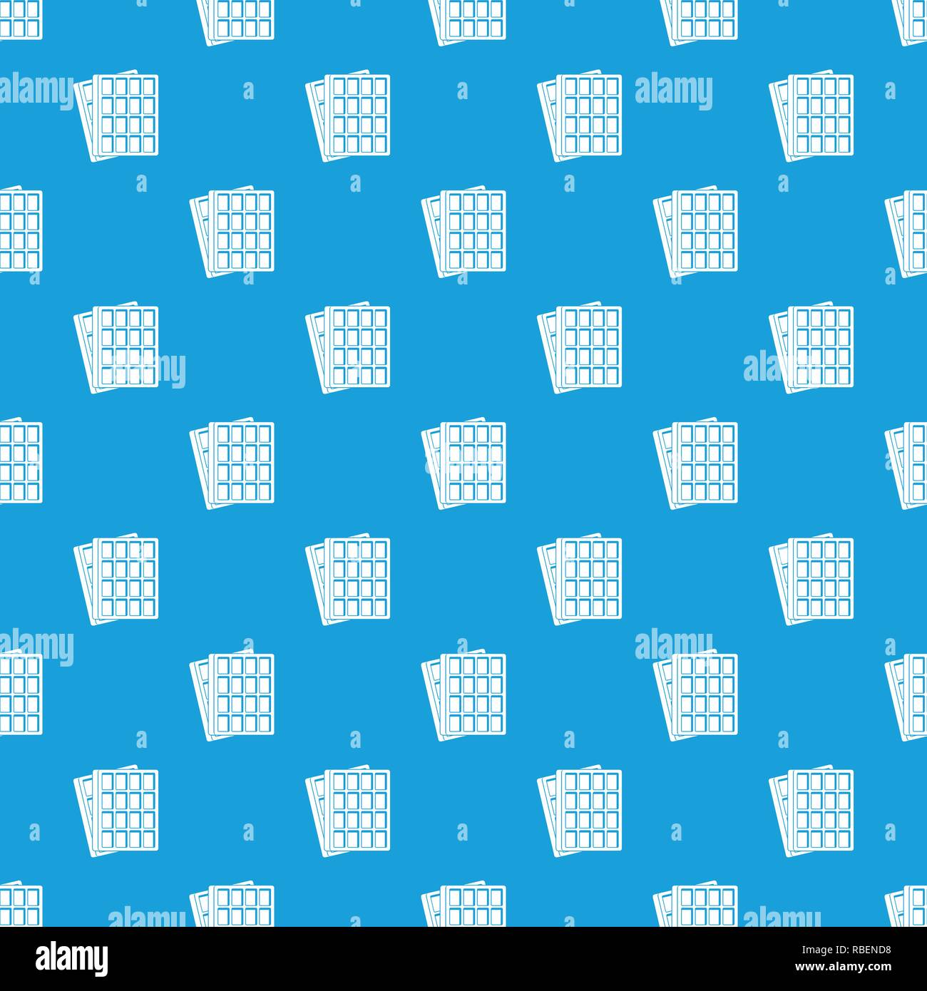 Waffle pattern vector seamless blue Stock Vector Image & Art - Alamy